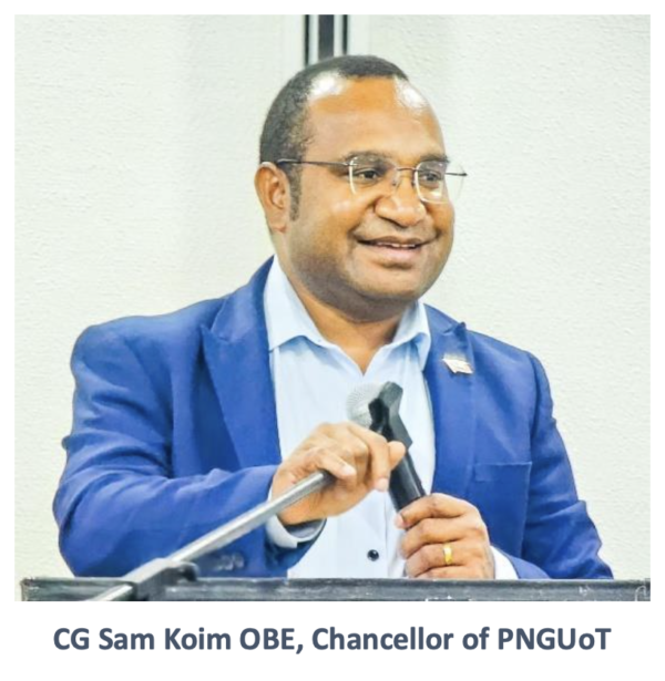 PNGUOT Chancellor Sam Koim welcomes Unitech students and staff for 2024 ...