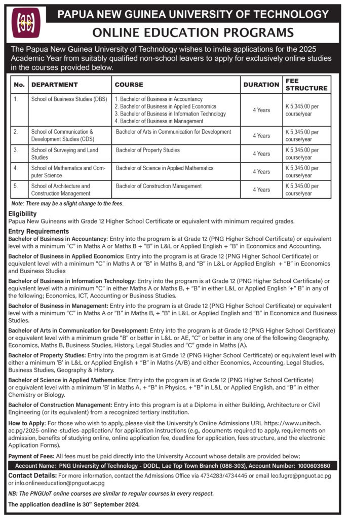 ONLINE EDUCATION PROGRAMS FOR 2025