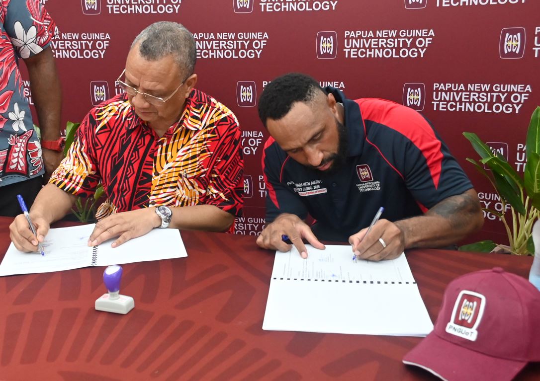 PNGUoT Signs Alumnus Justin Olam as First Ambassador